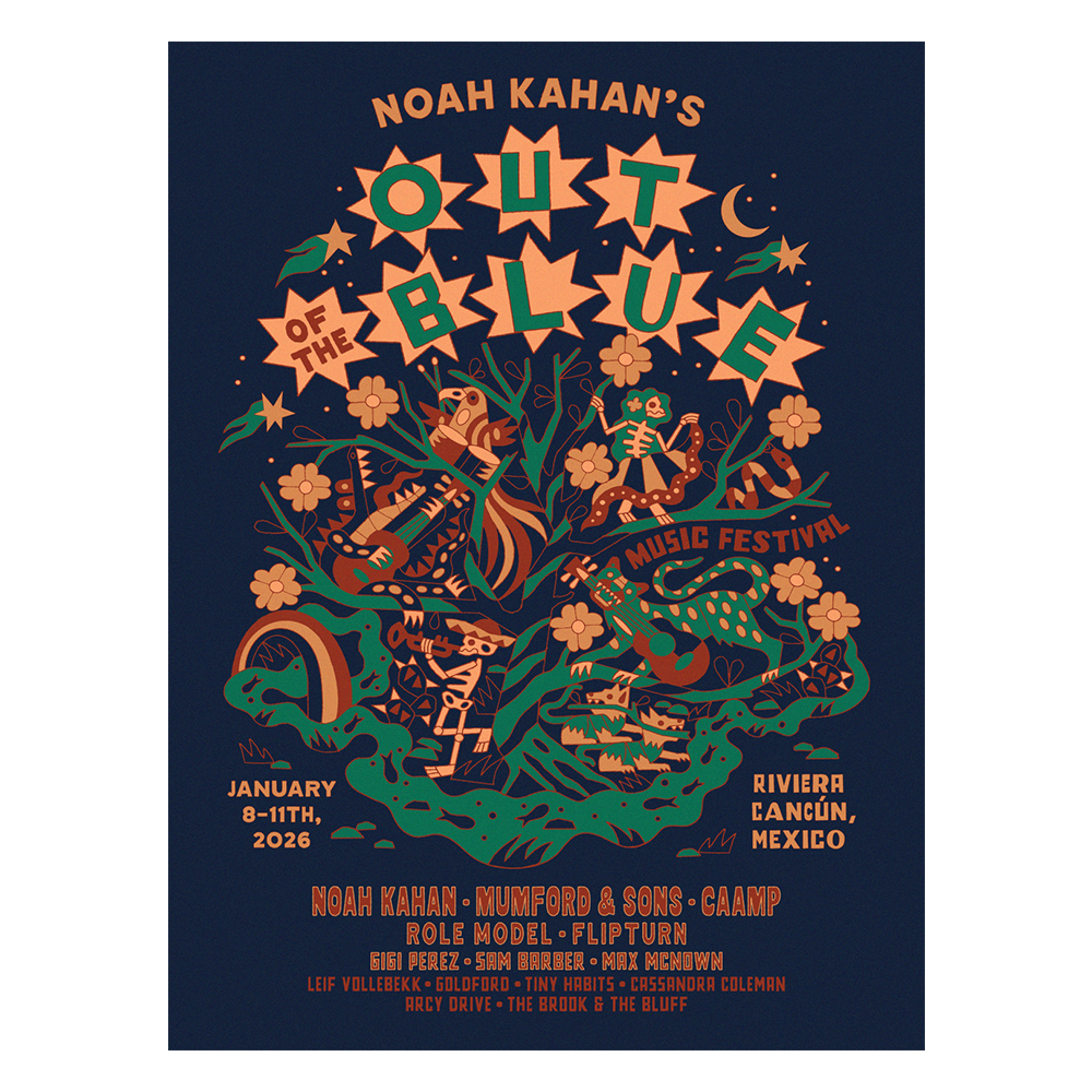 Out of the Blue 2026 Lineup Poster– Out of the Blue Festival